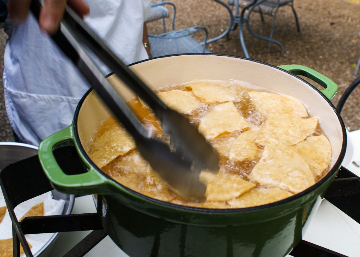 Fry Tortilla Chips Yourself - Cheater Chef